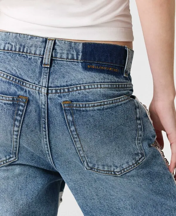 Stella McCartney Embellished Straight-leg Jeans