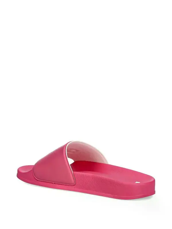 MSGM Logo-embossed Slides - Pink