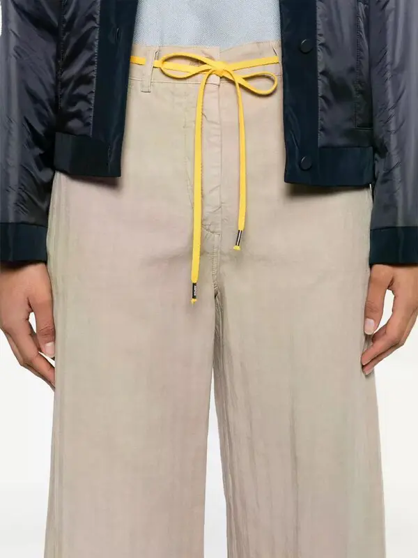 Aspesi Striped Wide-leg Trousers
