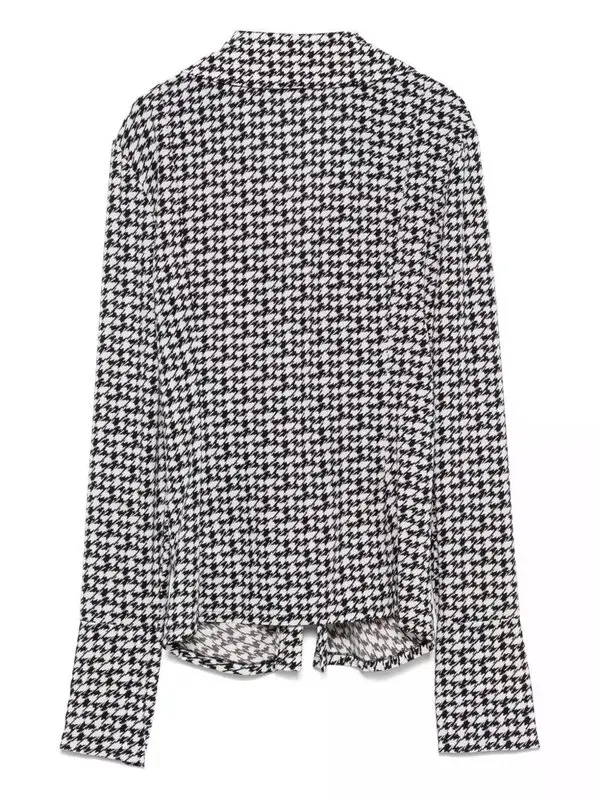 Patrizia Pepe Houndstooth Blouse