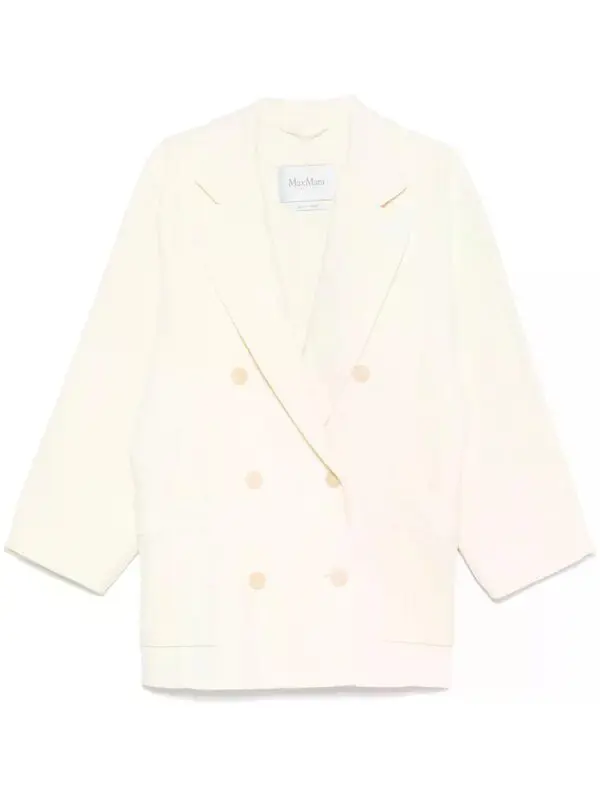 Max Mara Double-breasted Jacket - Neutrals