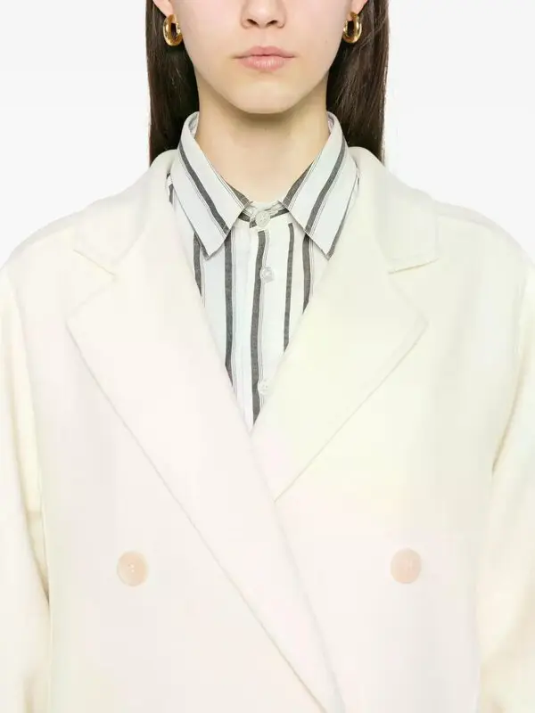 Max Mara Double-breasted Jacket - Neutrals