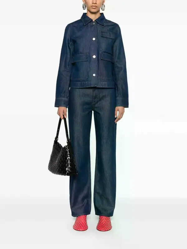 Theory High-waist Straight-leg Jeans