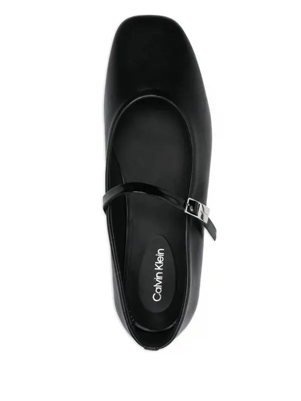 Calvin Klein Buckle Ballet Flats