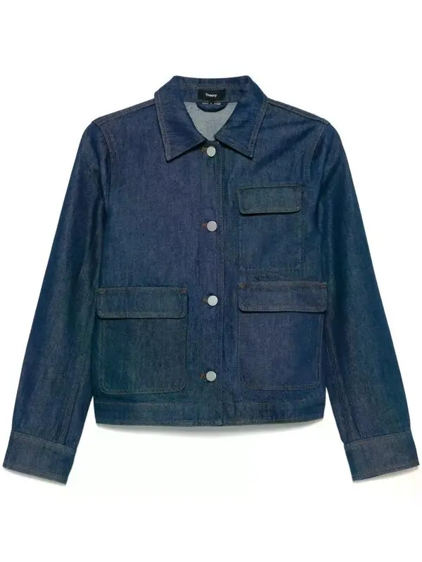 Theory Denim Trucker Jacket