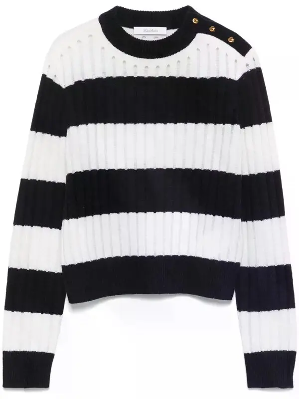 Max Mara Alfeo Striped Sweater - Blue