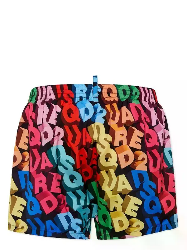 Dsquared2 All-over Logo-print Swim Shorts