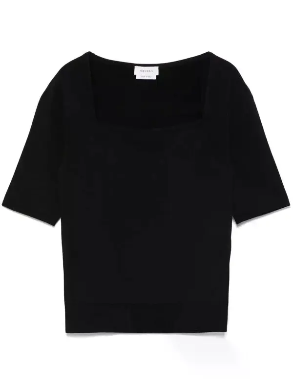 Alexander McQueen Fine-knit T-shirt