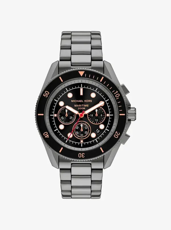 Michael Kors Maritime Gunmetal Diver Watch