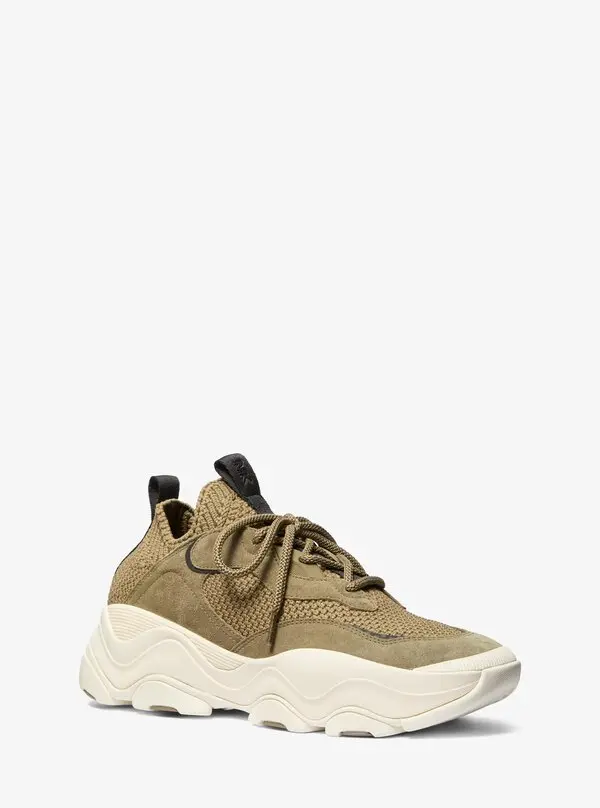 Michael Kors Atlas Knit Trainer - Green