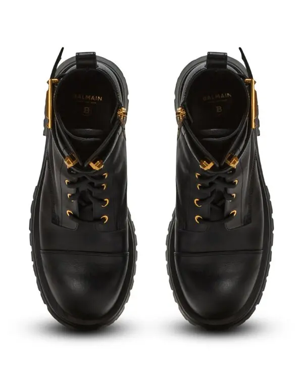 Balmain Charlie Leather Ranger Boots