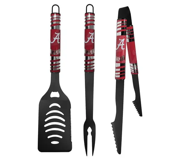 SISKIYOU GIFTS Siskiyou Sports College Color On Black Bbq Set 3pc - One-color