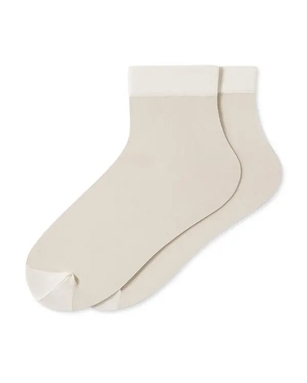Hue Sheer Anklet Socks - Ivory