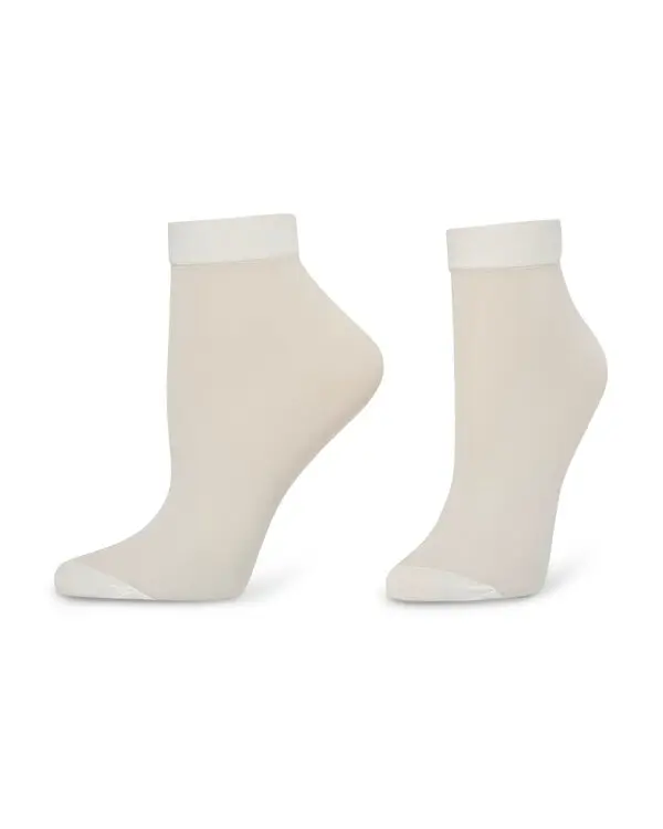 Hue Sheer Anklet Socks - Ivory