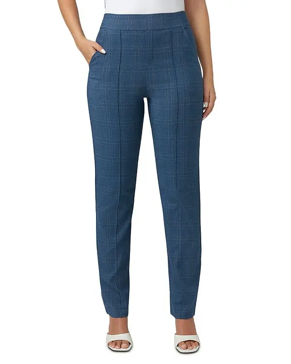 Hue Classic Windowpane Pull On Trousers