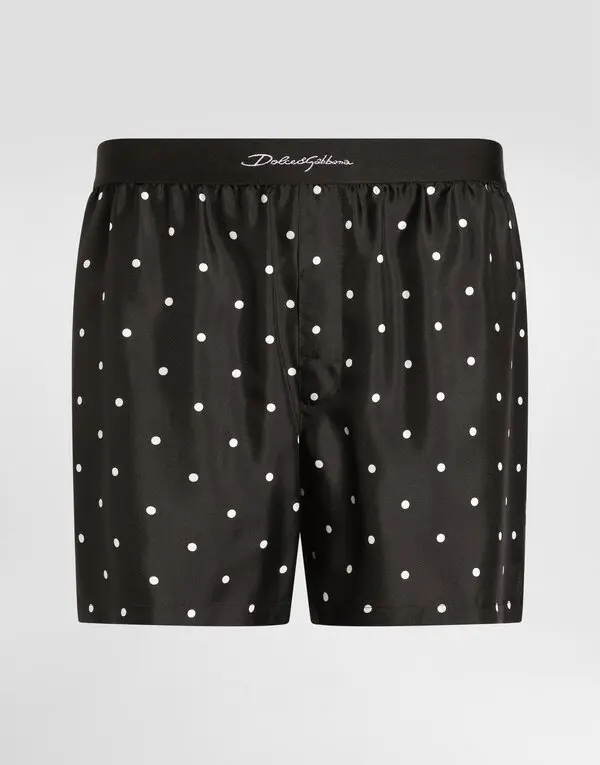 Dolce & Gabbana Ed Silk Regular-fit Boxer Shorts