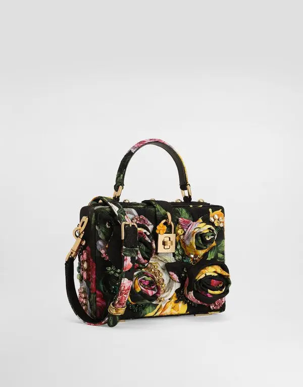 Dolce & Gabbana Brocade Dolce Box Handbag - Print