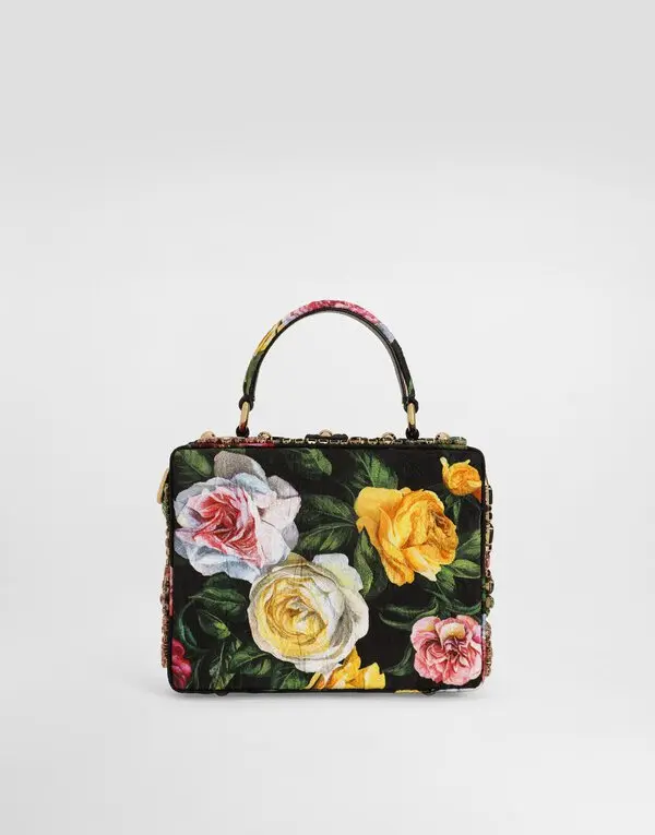Dolce & Gabbana Brocade Dolce Box Handbag - Print