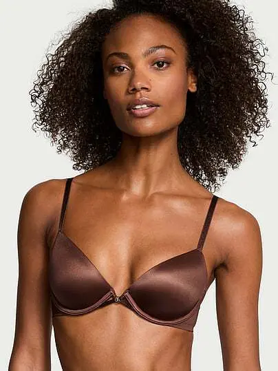 Victoria's Secret Very Sexy Smooth Lightly Lined Plunge Demi Bra - Brown