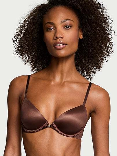 Victoria's Secret Very Sexy Smooth Lightly Lined Plunge Demi Bra - Brown