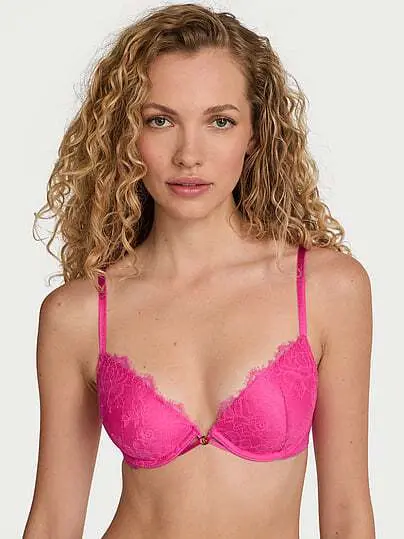Victoria's Secret Very Sexy Smooth Lightly Lined Plunge Demi Bra - Pink