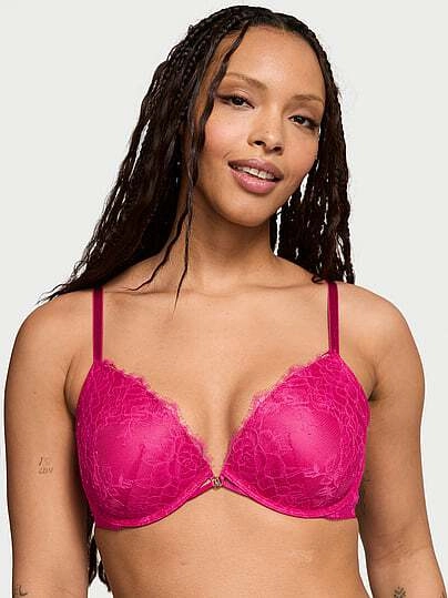 Victoria's Secret Very Sexy Smooth Lightly Lined Plunge Demi Bra - Pink