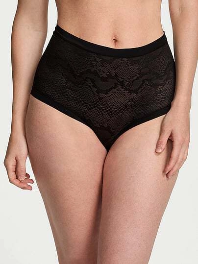Victoria's Secret No-show Modern Brief Panty - Black