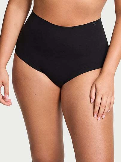 Victoria's Secret No-show Strappy Modern Brief Panty - Black