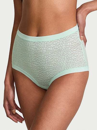 Victoria's Secret No-show Strappy Modern Brief Panty - Green