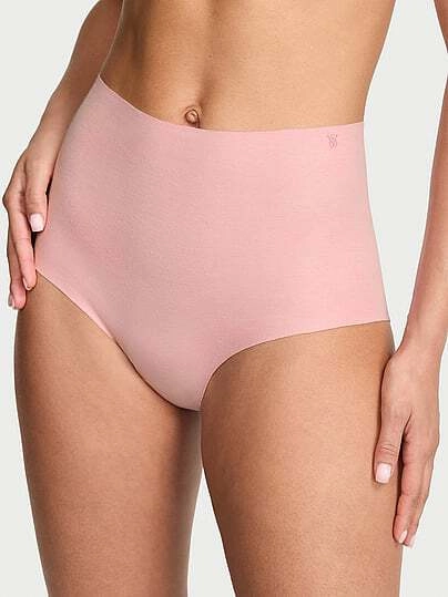 Victoria's Secret No-show Leopard Lace Modern Brief Panty - Pink