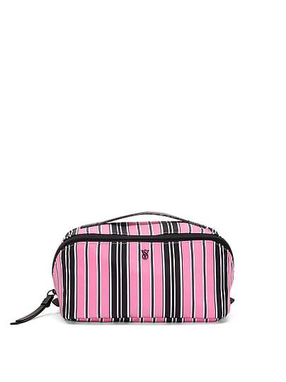 Victoria's Secret 3-piece Expandable Travel Makeup Bag - Print