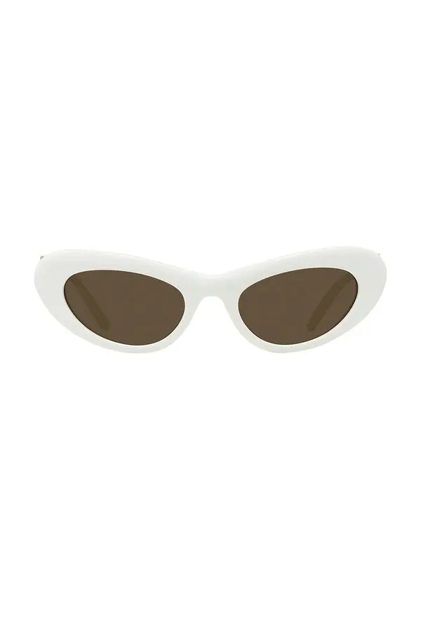 Loewe Slim Sunglasses - Ivory & Brown