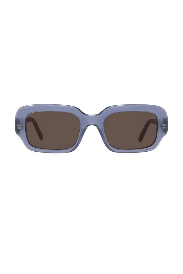 Loewe Slim Sunglasses - Shiny Light Blue & Brown