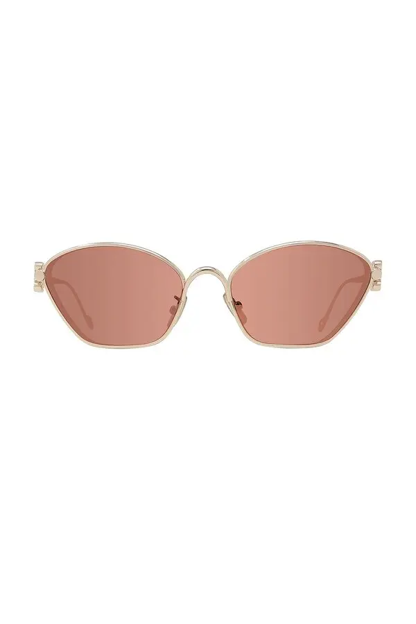 Loewe Anagram Sunglasses - Shiny Rose Gold