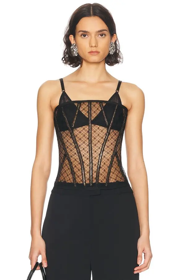 Dolce & Gabbana Strapless Corset Top
