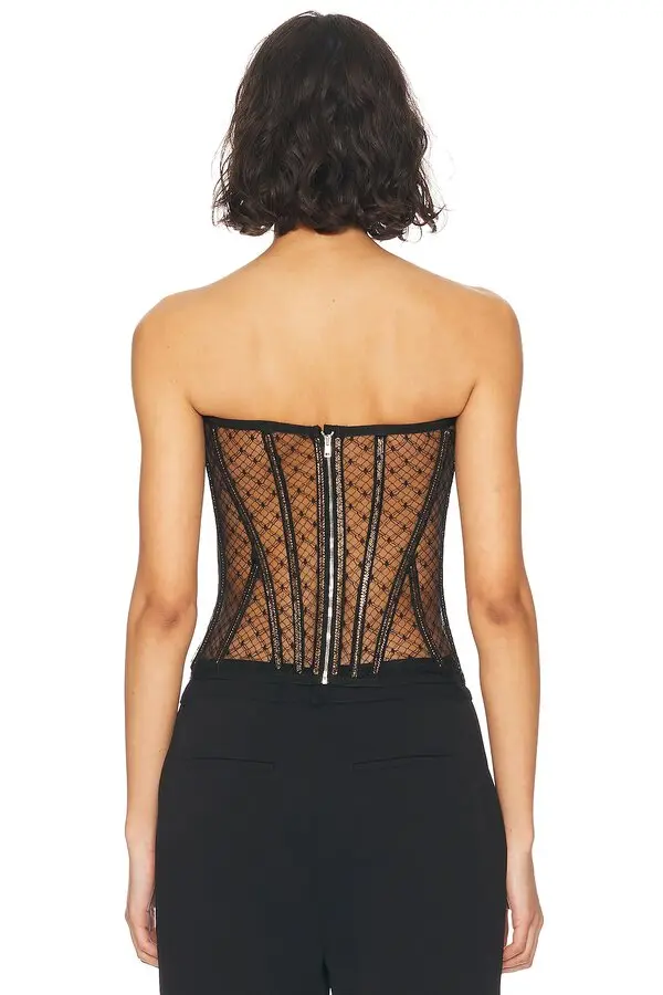 Dolce & Gabbana Strapless Corset Top
