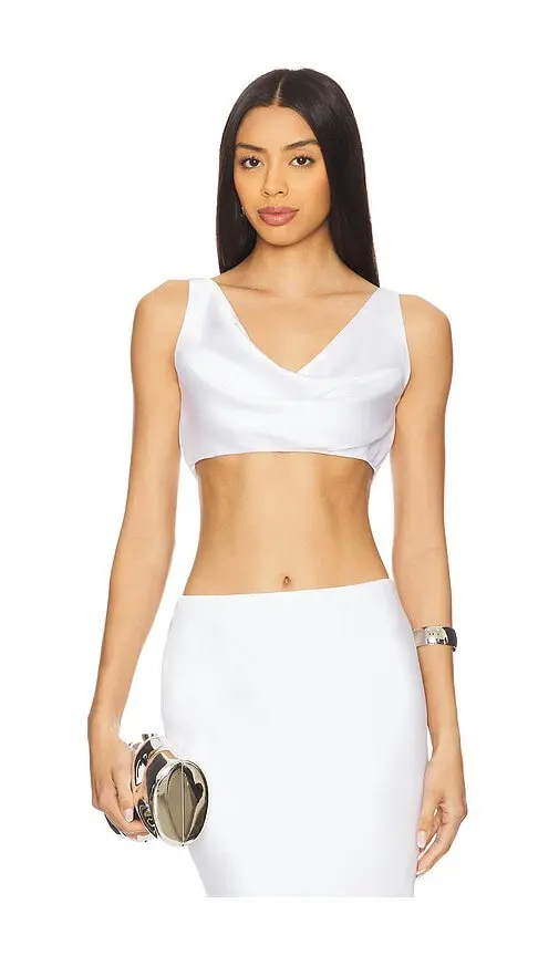 Norma Kamali Maria Cropped Top