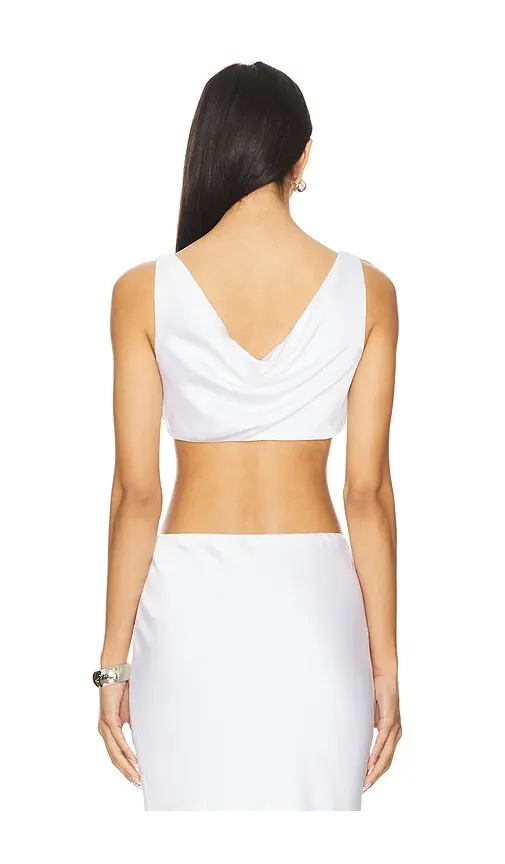Norma Kamali Maria Cropped Top