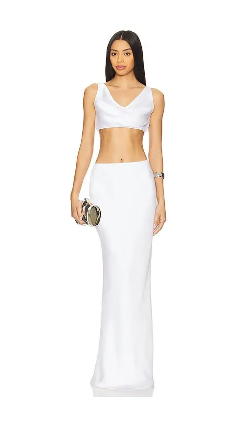 Norma Kamali Maria Cropped Top