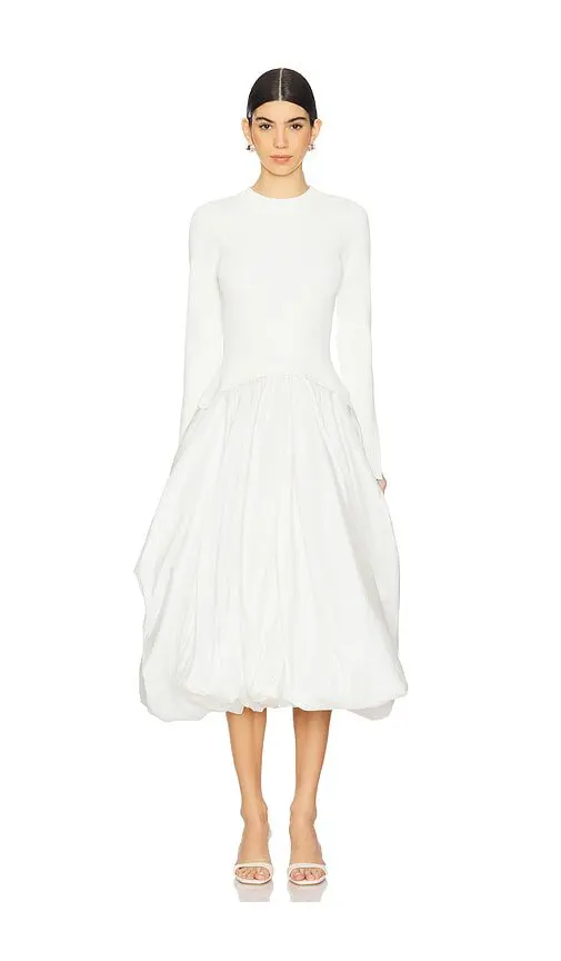 Simkhai Kenlie Midi Dress - Ivory