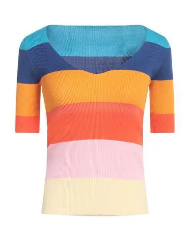ROBERTO COLLINA Striped V-neck Sweater