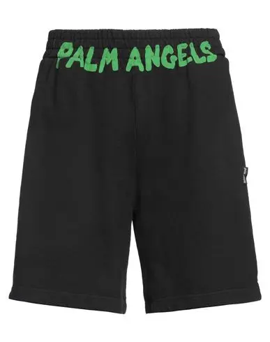Palm Angels Athletic French Terry Shorts - Black