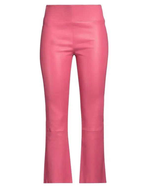 Sprwmn Leather Flared Pants - Pink