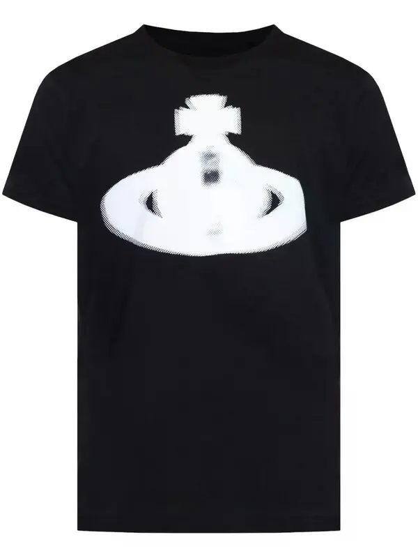 VIVIENNE WESTWOOD Orb-print T-shirt - Black