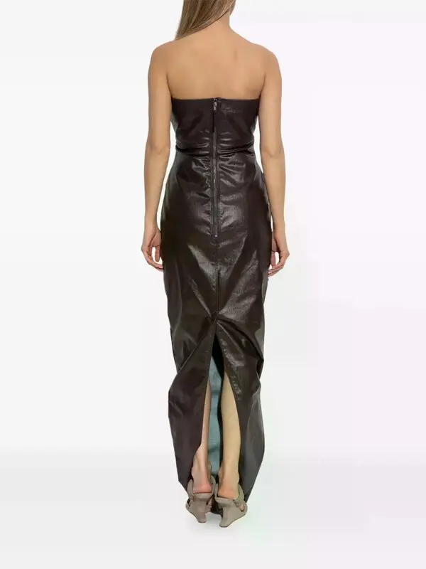 Rick Owens Cut-out Midi Dress - Brown