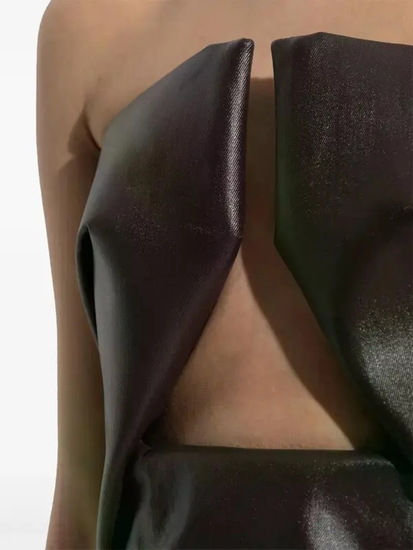 Rick Owens Cut-out Midi Dress - Brown