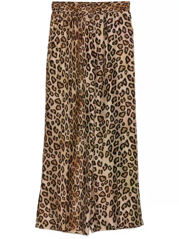 Alberto Biani Leopard-print Trousers
