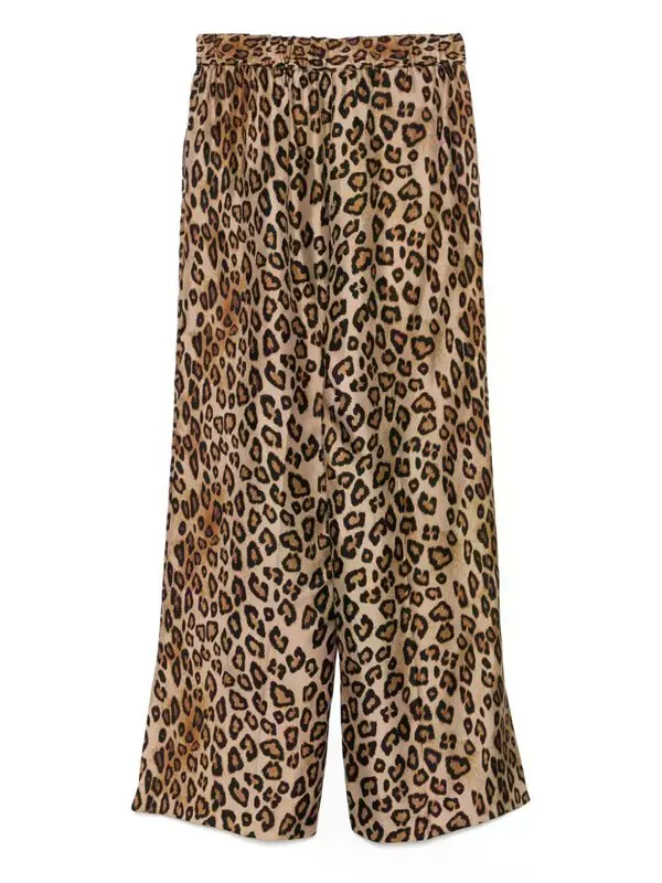 Alberto Biani Leopard-print Trousers