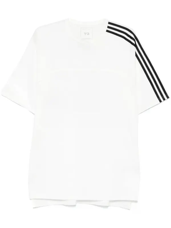 Y3 3-stripes T-shirt - White