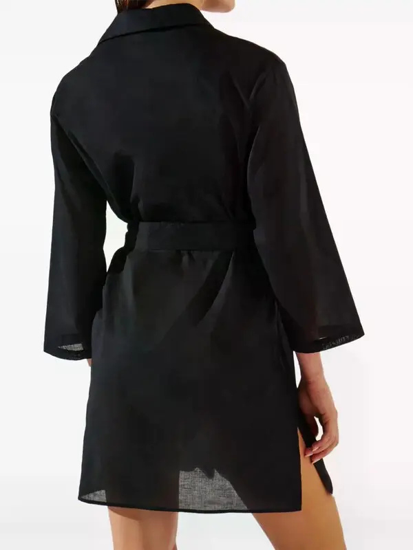Karl Lagerfeld K/signature Sheer Beach Dress - Black